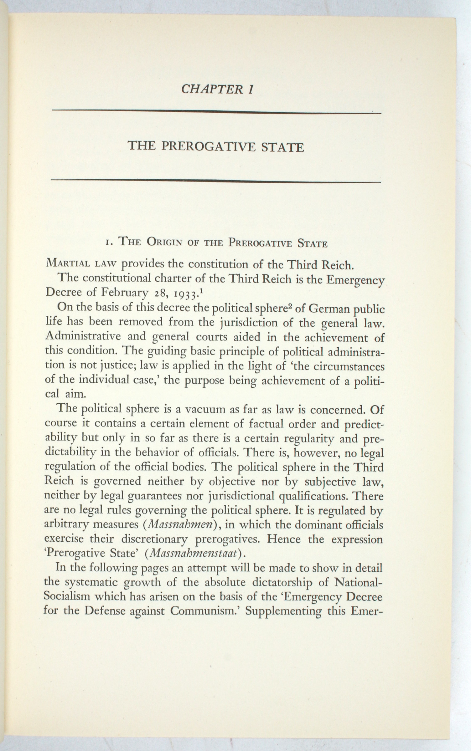 The Dual State. A Contribution to the Theory of Dictatorship. by ...