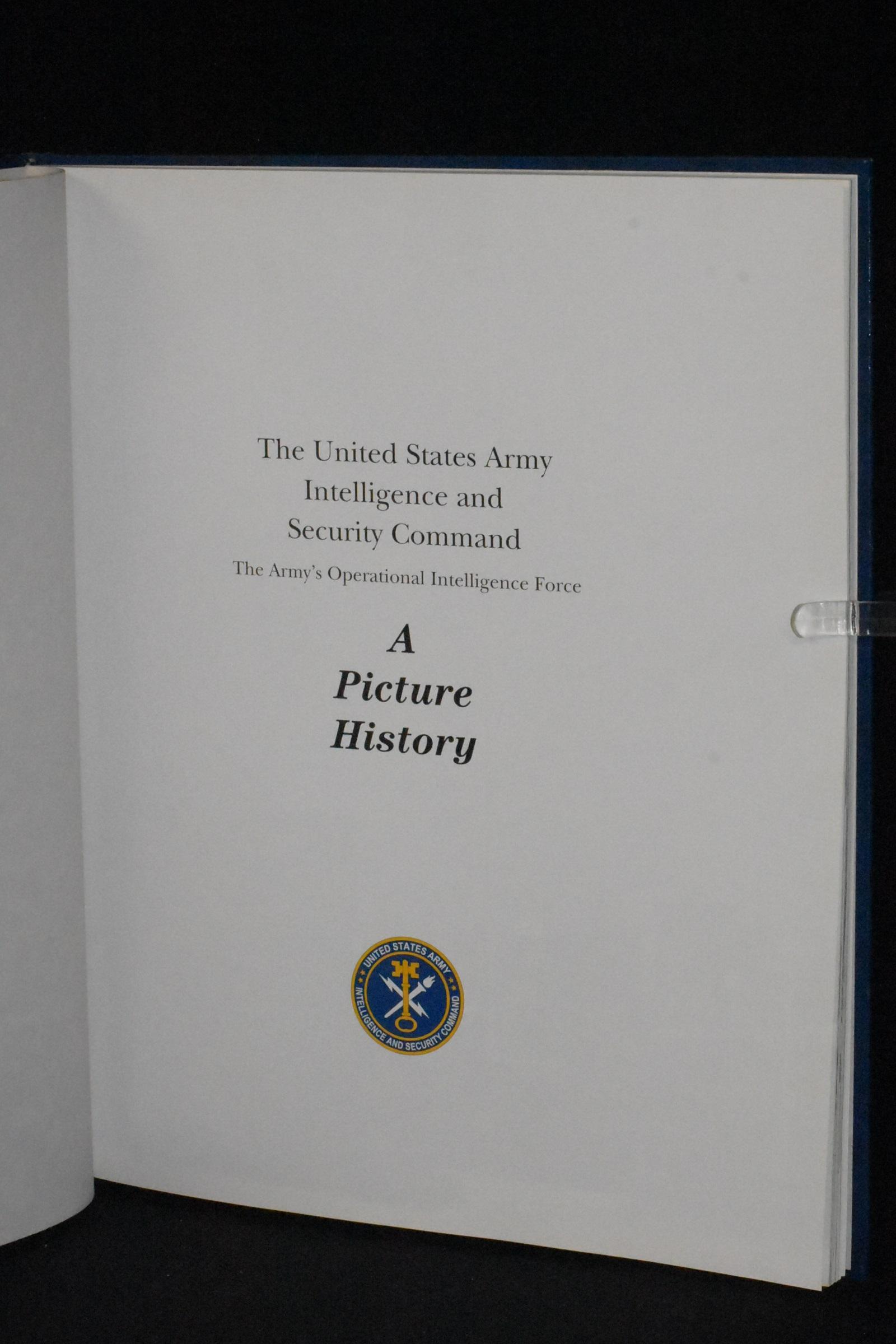 The United States Army Intelligence And Security Command The Armys