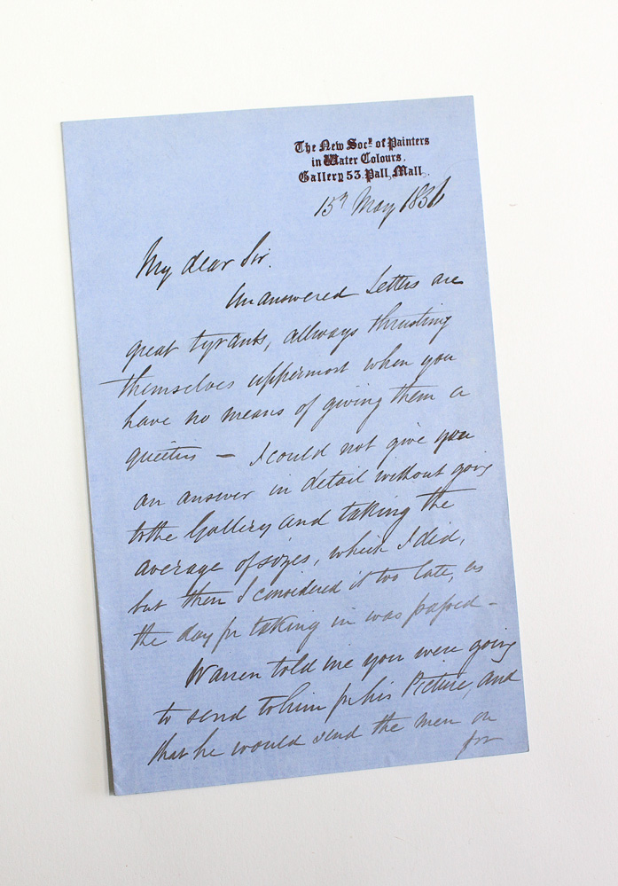 An Original Hand Written Letter Signed by James Fahey to the printmaker ...
