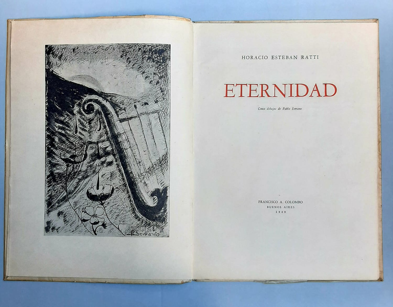 Eternidad. Ilustrado con cinco dibujos de Pablo Serrano (1908-1985) by ...