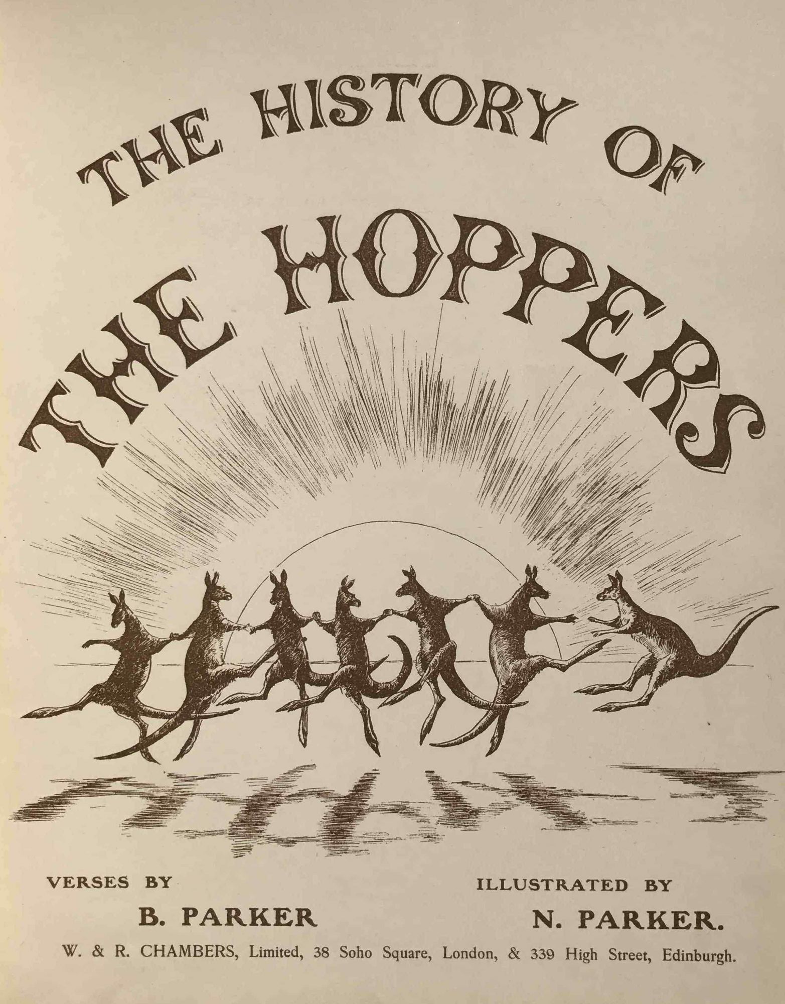 The History of the Hoppers by PARKER, B. & N.: (1912) First Edition ...