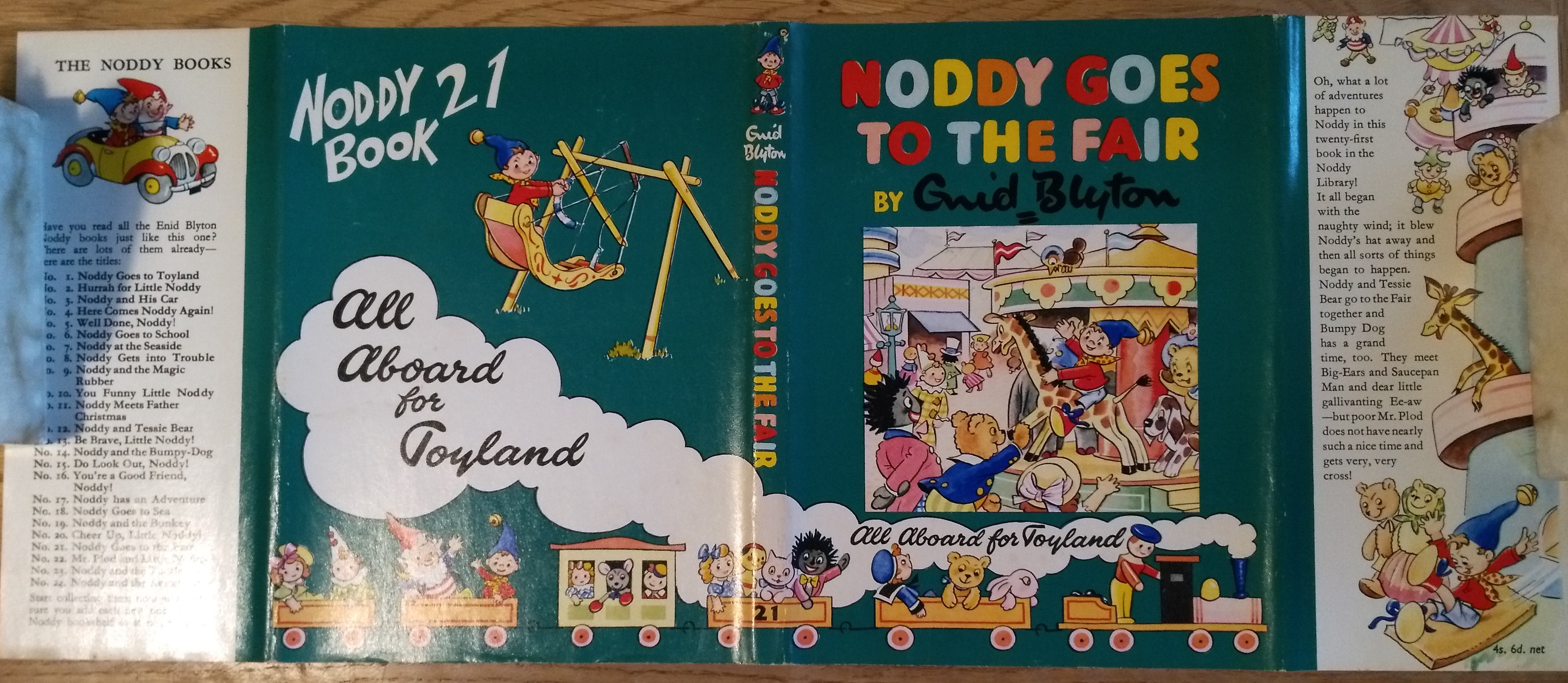 Noddy Book Noddy Goes to the Fair by Enid Blyton: Very Good Hardcover ...
