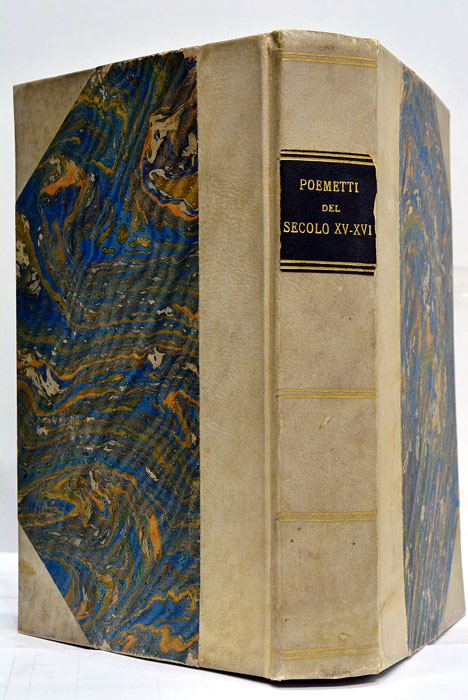 Poemetti del Secolo XV. XVI. by RUBBI (Andrea). | Último Capítulo S.L.