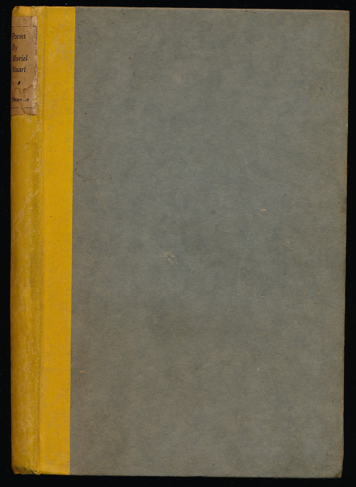 Poems. By Muriel Stuart by Stuart, Muriel (Muriel Stuart Irwin, 1885 ...