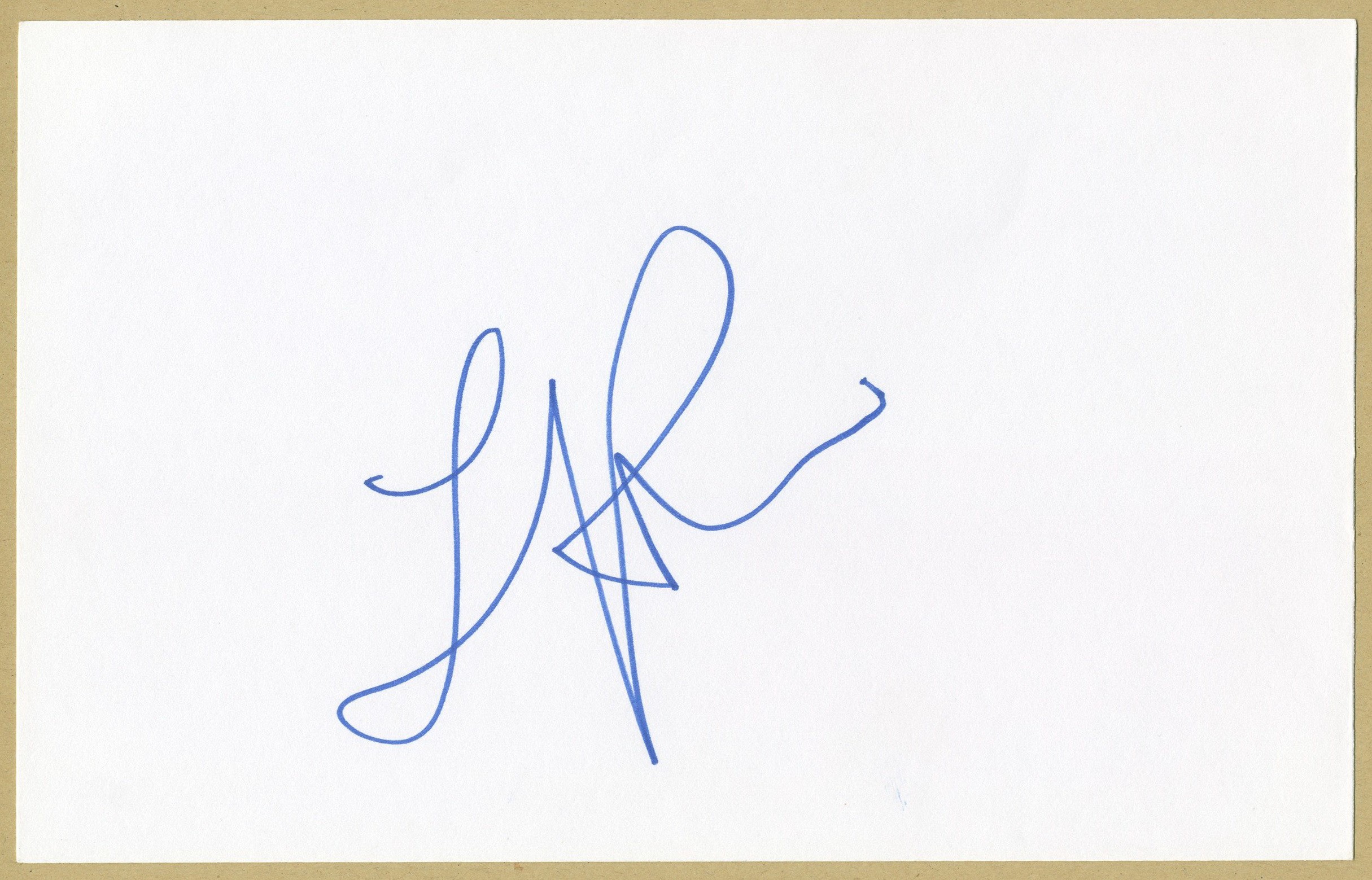 Lionel Richie - Rare carte signée en personne - Paris 2001 de Lionel ...