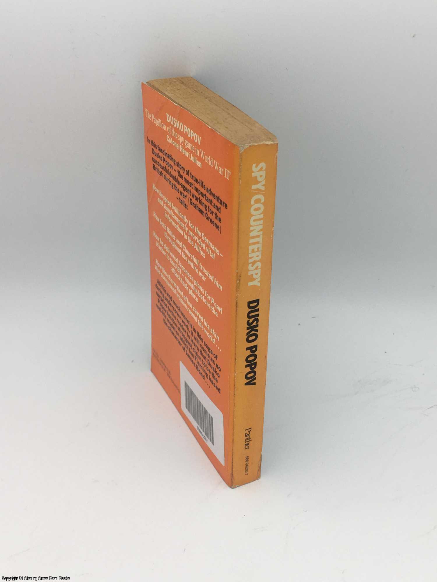 Spy Counter Spy by Popov, Dusko: Good Paperback (1976) First Edition ...