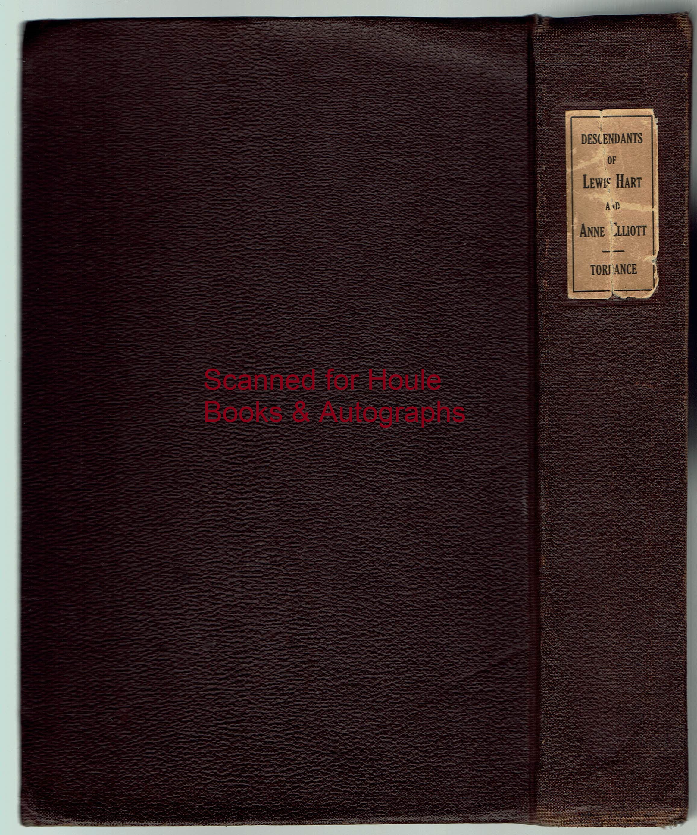 The Descendants of Lewis Hart and Anne Elliott by Torrance, Jared ...