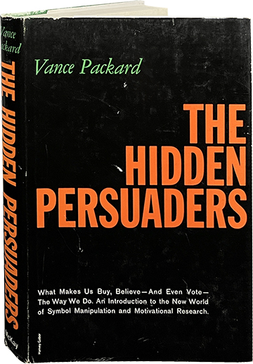 The Hidden Persuaders by Packard, Vance: Near Fine Hardcover (1957 ...