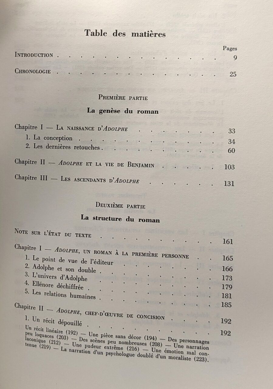 Genèse structure et destin d'Adolphe - université de Liège fasicule ...