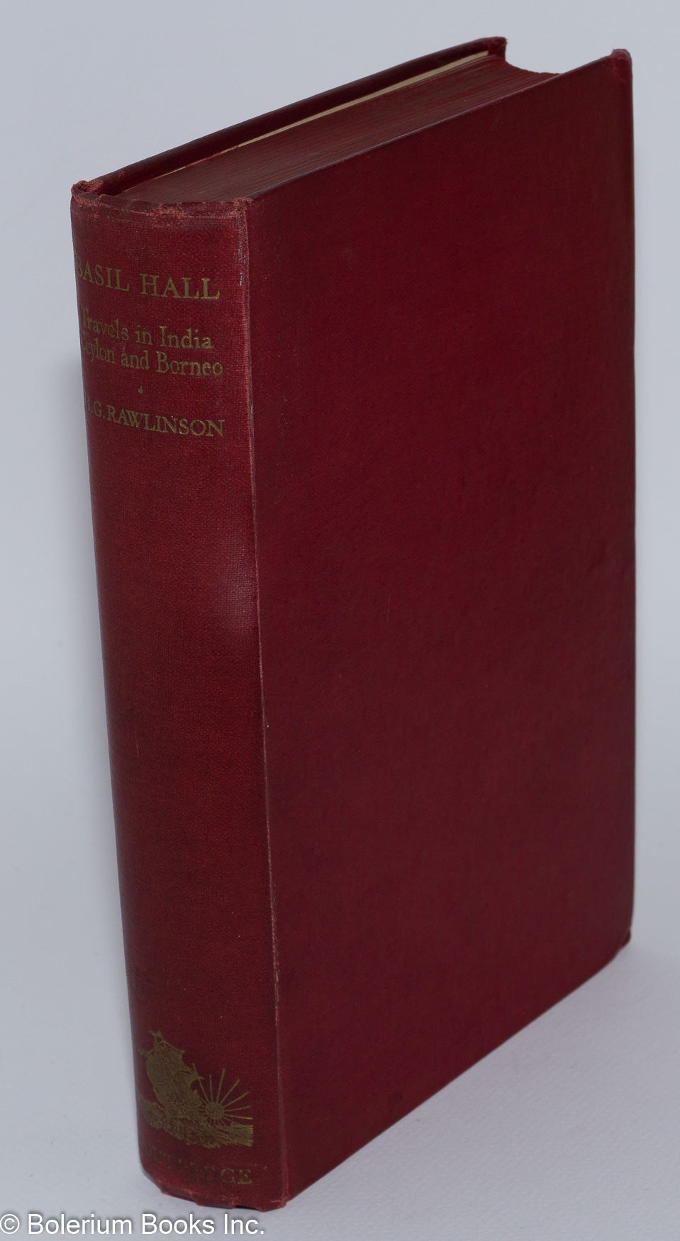 Captain Basil Hall, Travels in India Ceylon and Borneo, Selected and ...