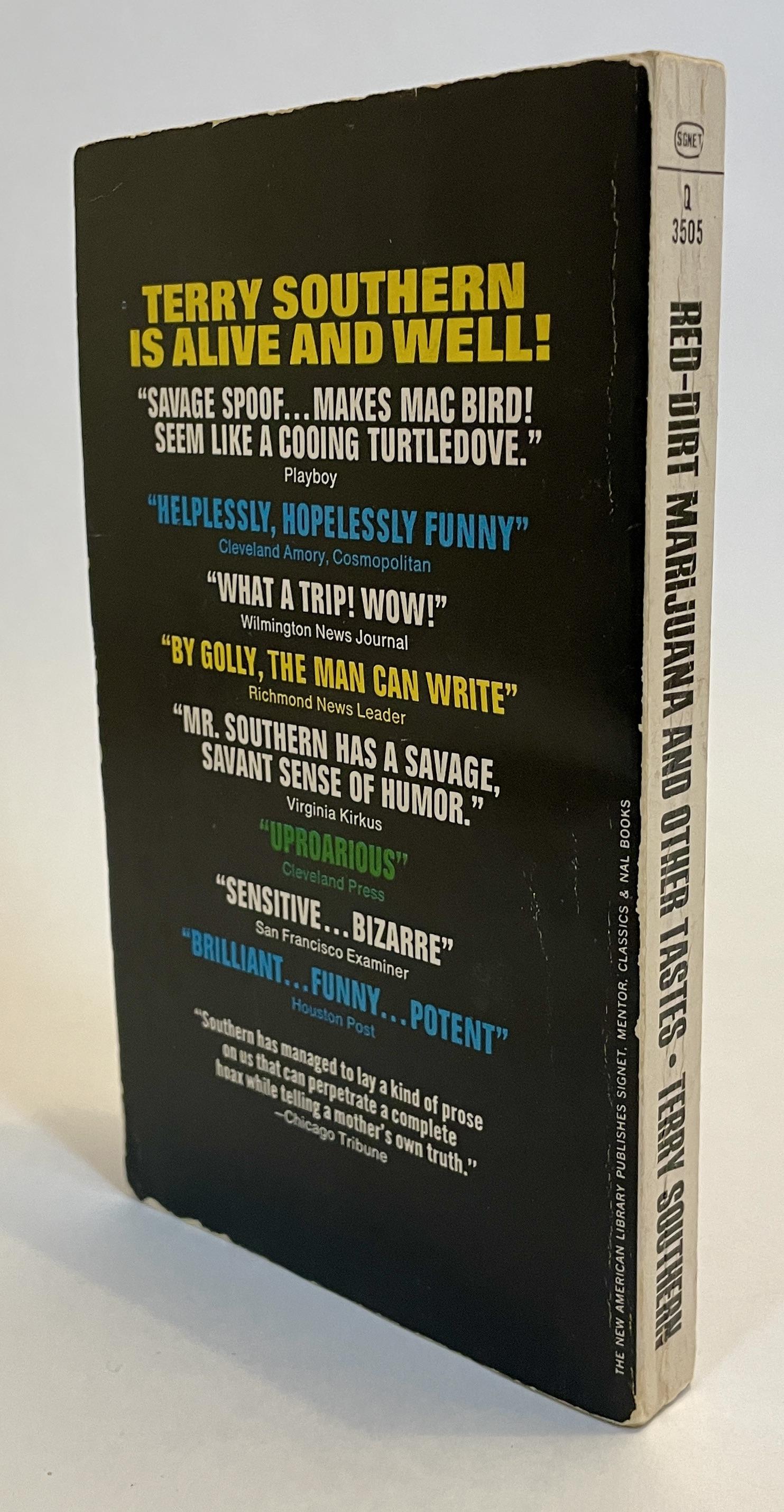 Red-Dirt Marijuana and Other Tastes by Terry Southern: Very Good Soft ...