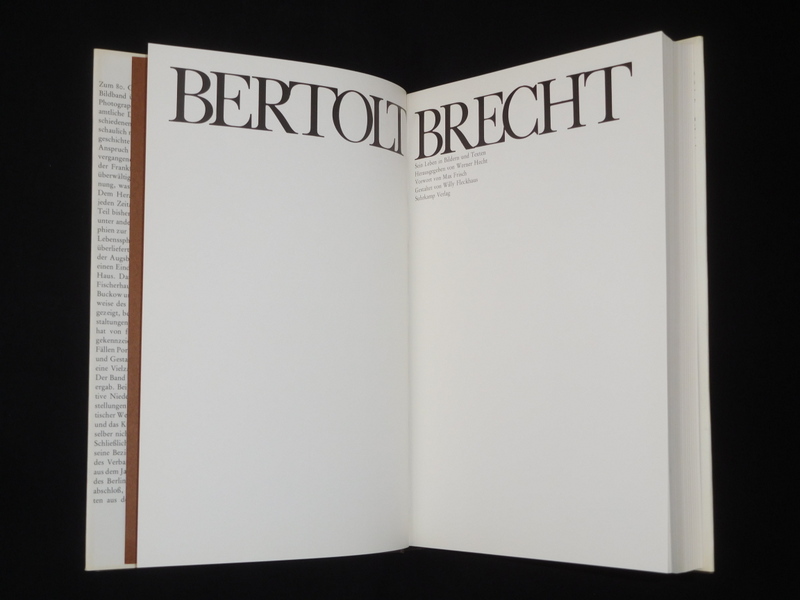 Bertolt Brecht. Sein Leben in Bildern und Texten. Herausgegeben von ...