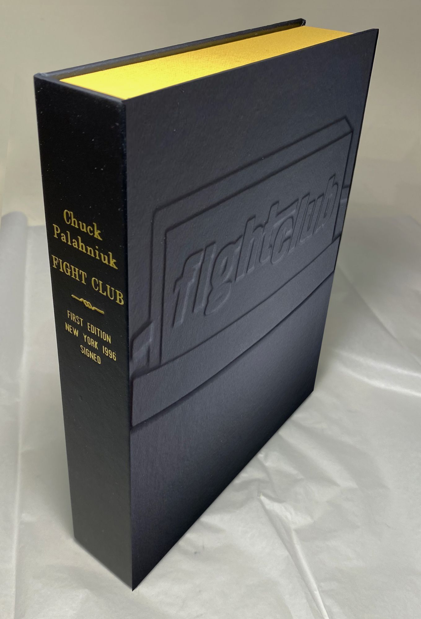 FIGHT CLUB . Custom Clamshell Case.(BOOK NOT INCLUDED) by Palahniuk ...