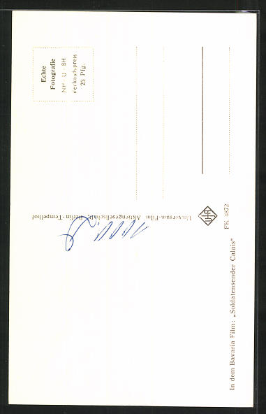 Ansichtskarte Schauspielerin Edith Elmay in dem Film Soldatensender ...