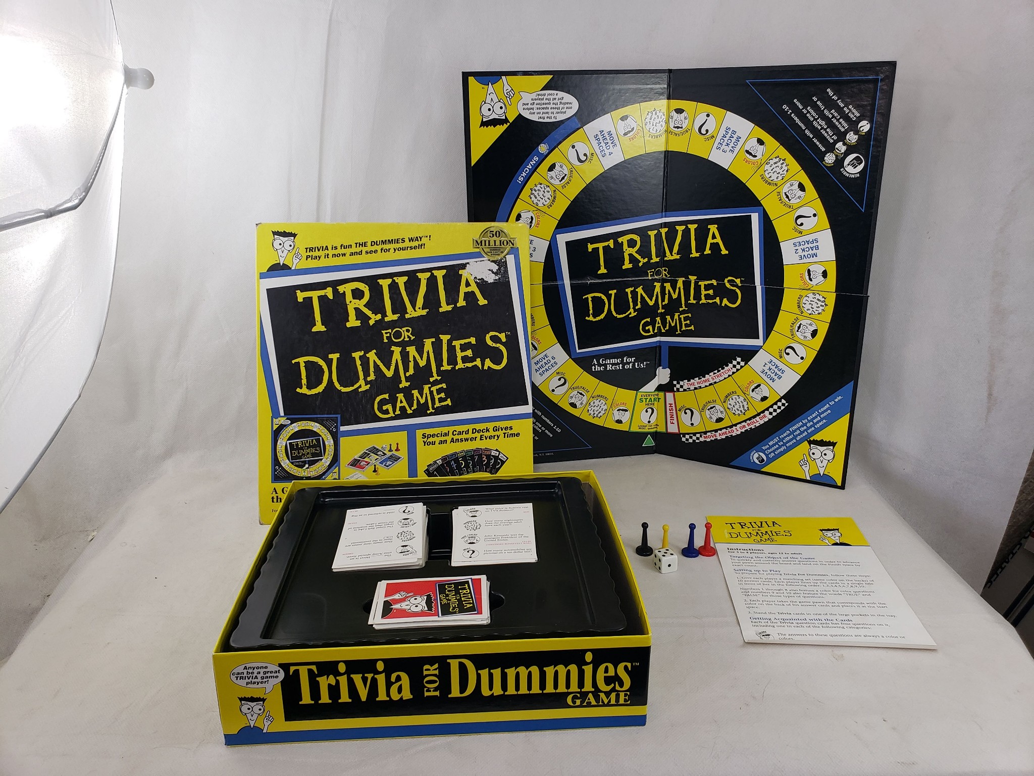 Trivia for Dummies Game [Board Game] by Unknown: Very Good Board Game ...