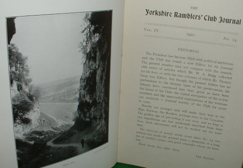 THE YORKSHIRE RAMBLERS' CLUB JOURNAL VOL IV No 14, 1921 by ERNEST ...