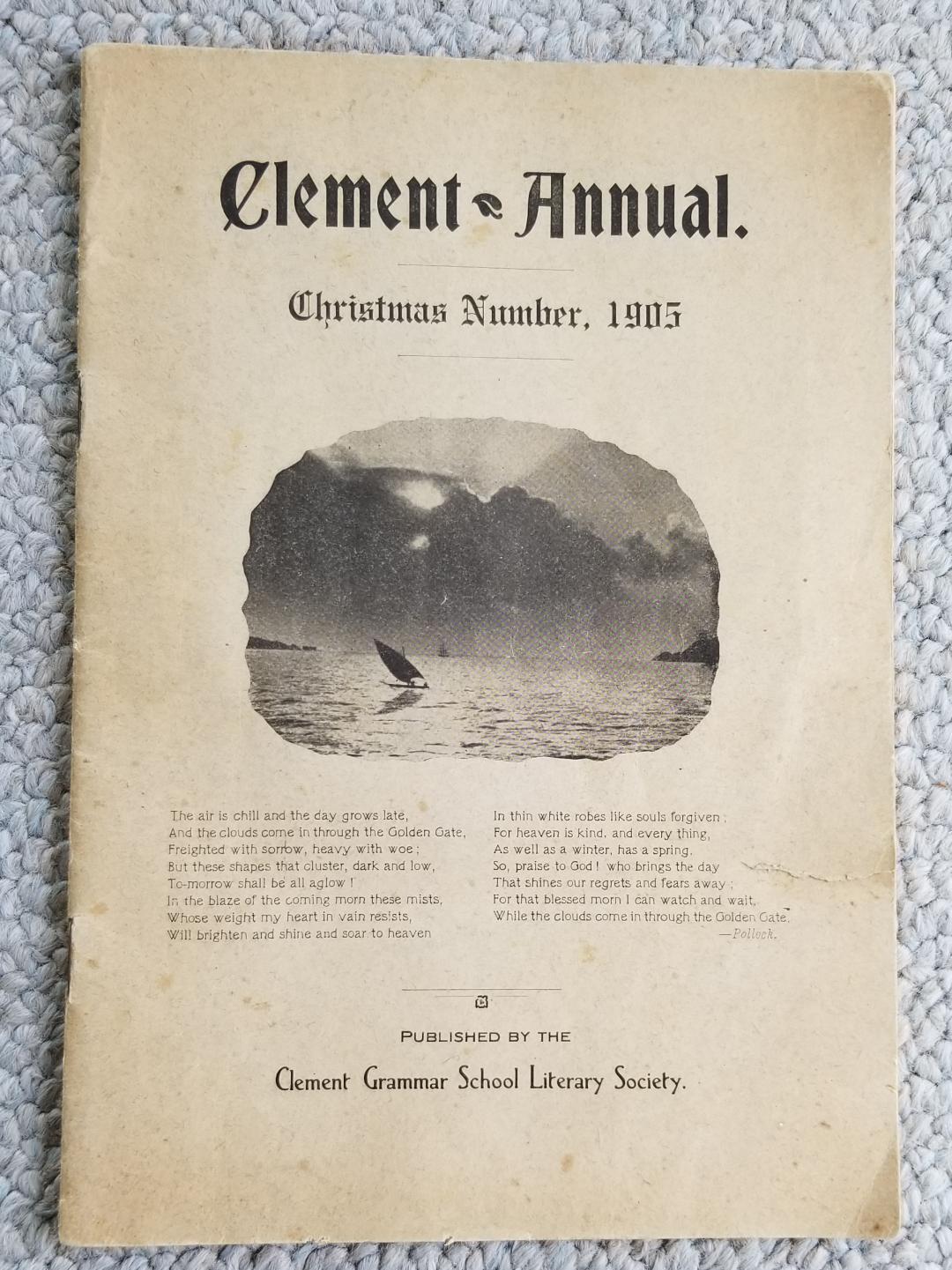 Clement Annual Christmas Number, 1905.: VG+ Soft cover (1905) 1st ...