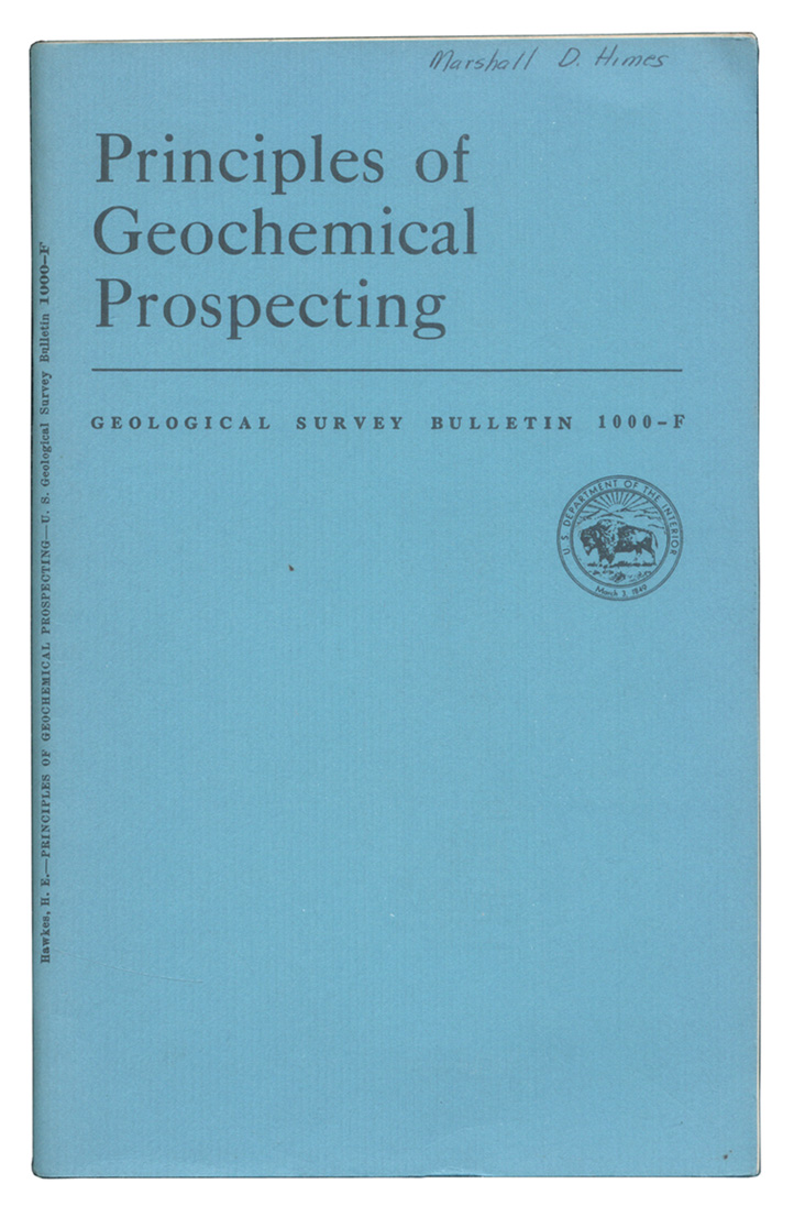 Principles of Geochemical Prospecting (Geological Survey Bulletin 1000 ...