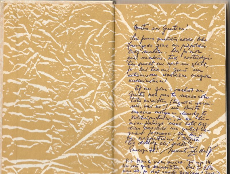 Poema Par Pienu by Ziedonis, Imants: Very Good Hardcover (1977) Signed ...