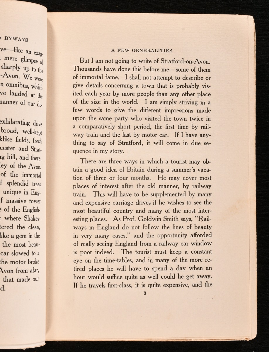 British Highways and Byways from a Motor Car by Thomas D. Murphy: Good ...
