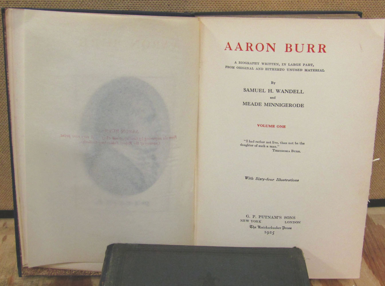 Aaron Burr: A Biography Written in Large Part from Original and ...