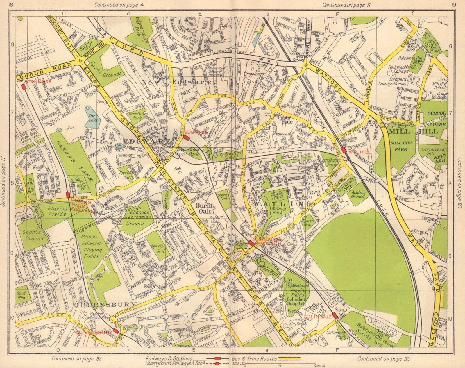 Watling by Geographers A-Z Map Co / Geographia / Pearsall, Phyllis ...