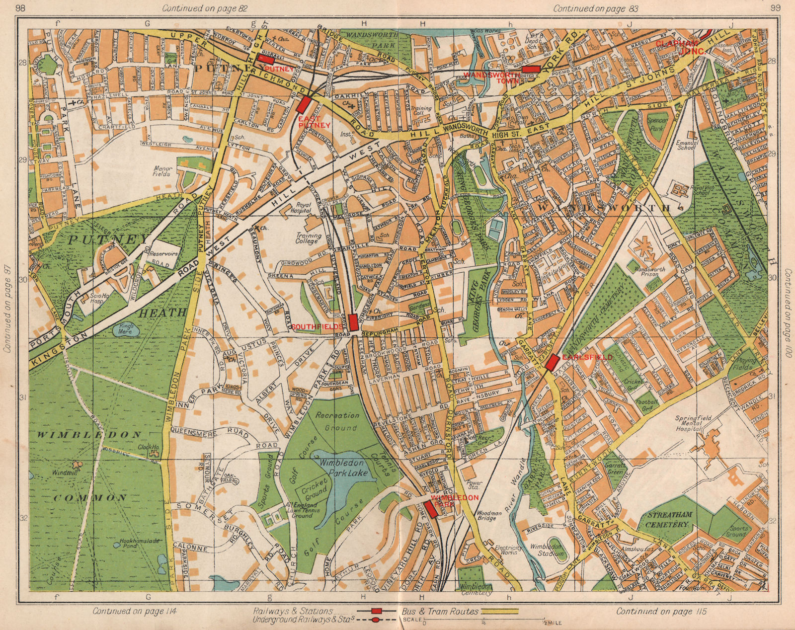 Putney by Geographers A-Z Map Co / Geographia / Pearsall, Phyllis ...
