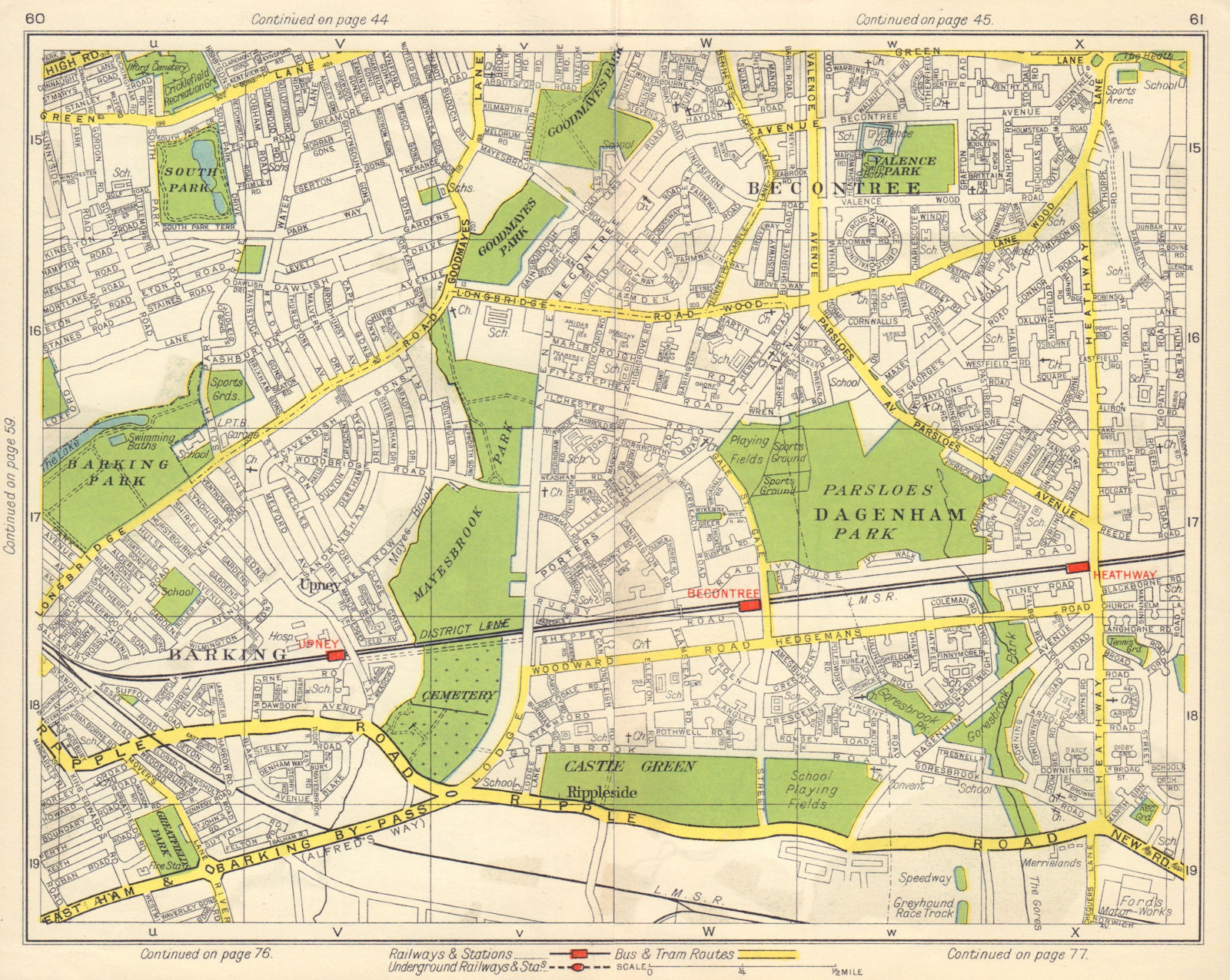 Barking Park by Geographers A-Z Map Co / Geographia / Pearsall, Phyllis ...