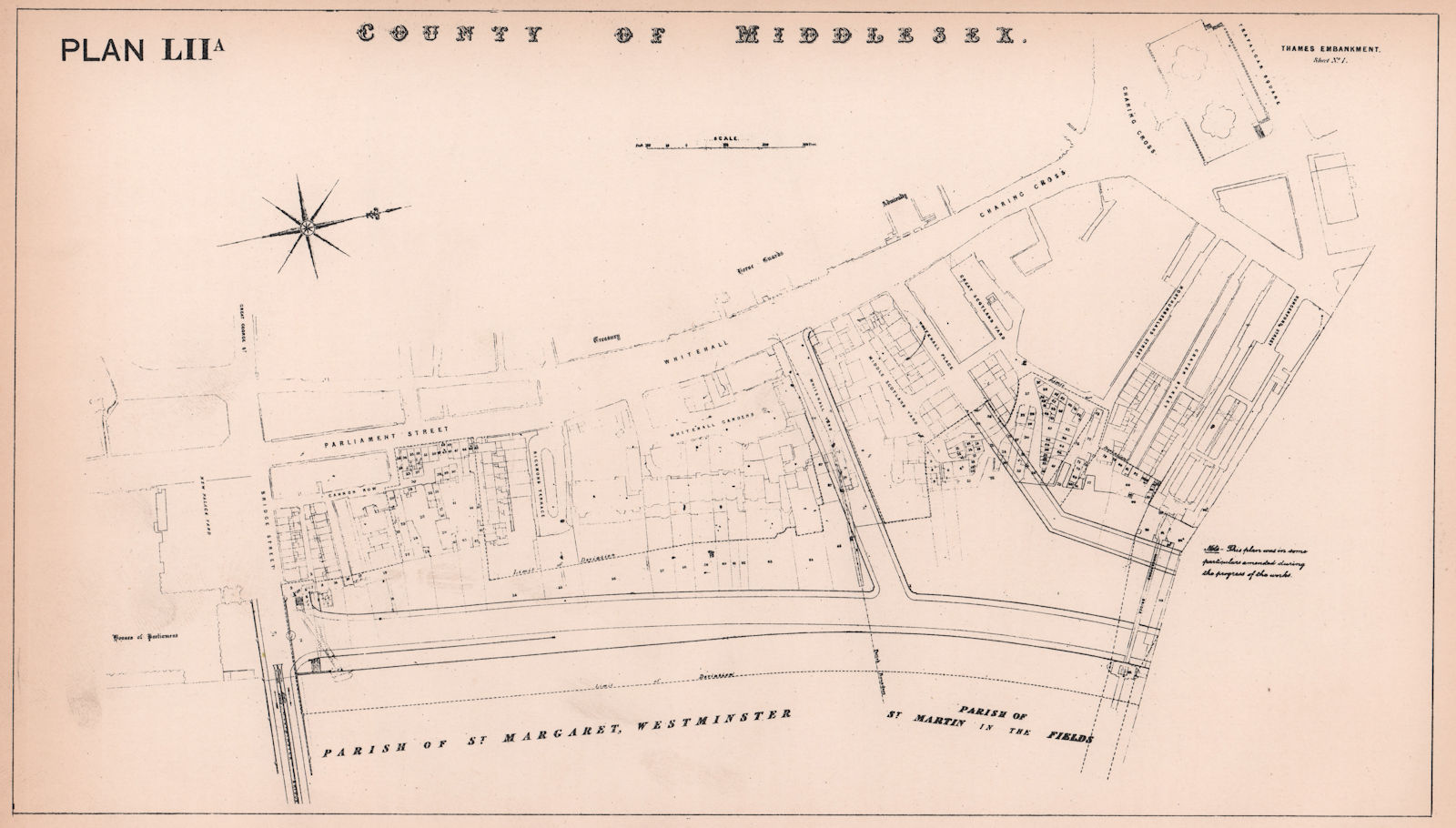 Thames Embankment - Sheet No 1 [Embankment of the Thames] by Edwards ...