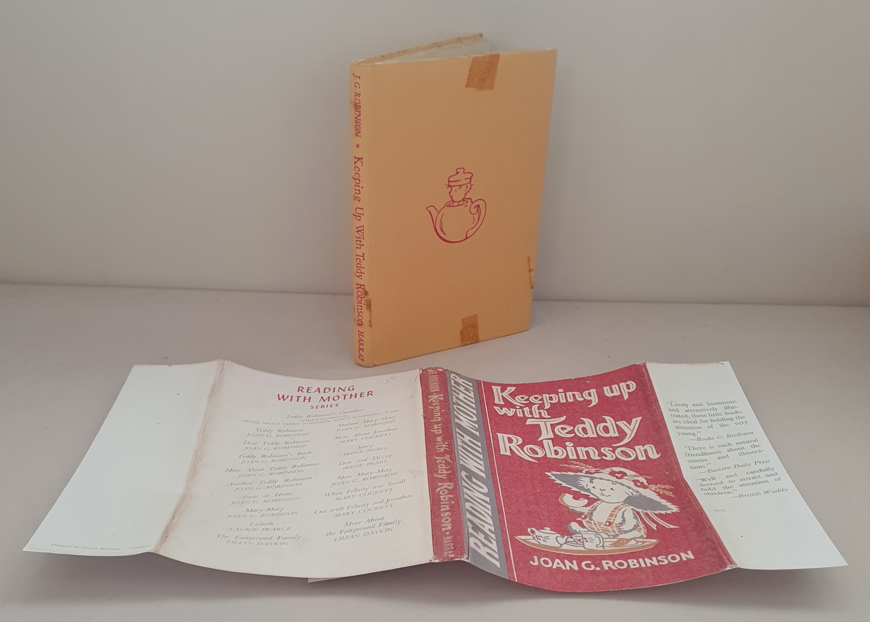 Keeping up with Teddy Robinson by ROBINSON, Joan G.: Good Hardcover ...