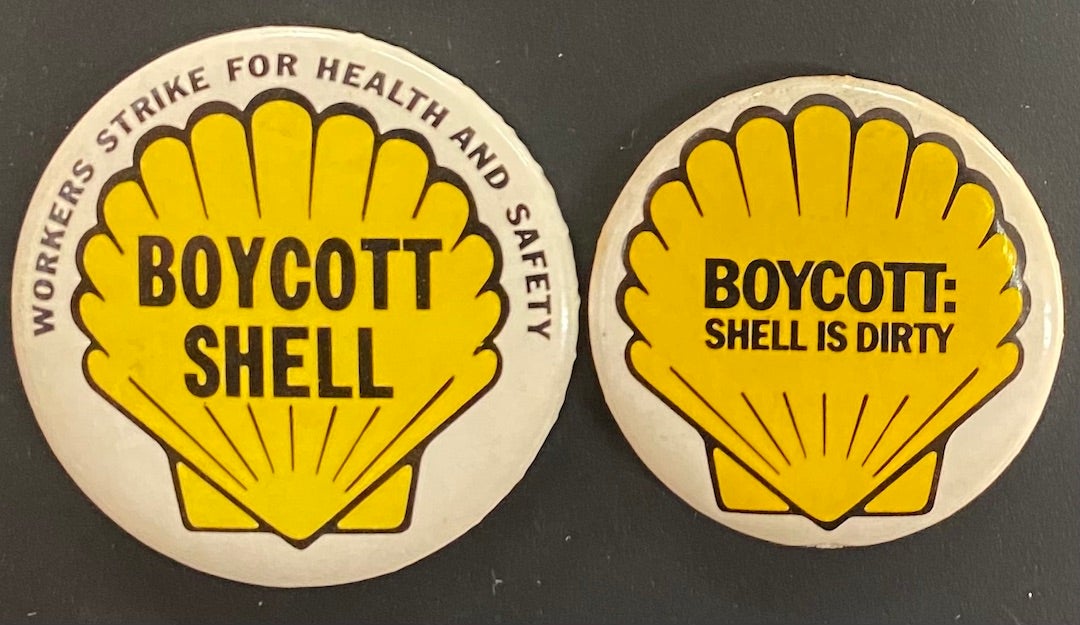 Workers strike for health and safety / Boycott Shell [together with ...