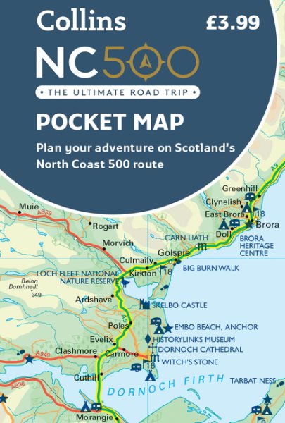 Nc500 Pocket Map New ed by Collins Maps, Collins Maps: As New (2022 ...
