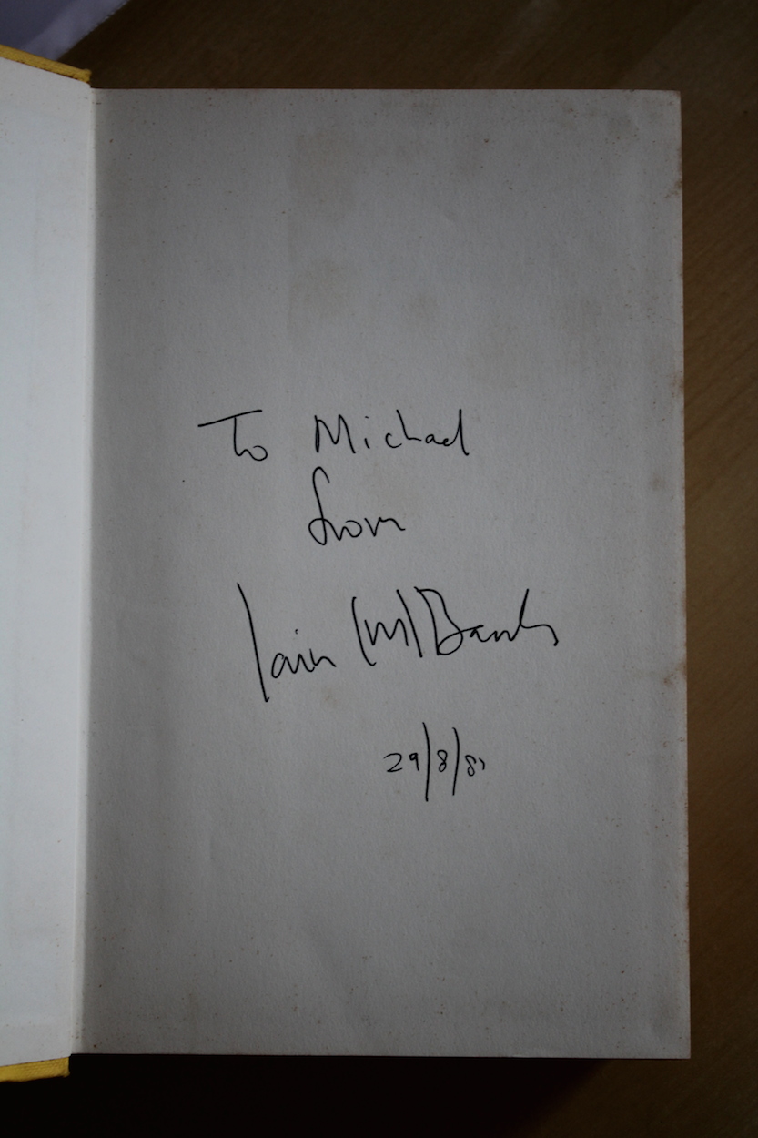 Consider Phlebas', UK signed and inscribed first edition by Banks, Iain ...