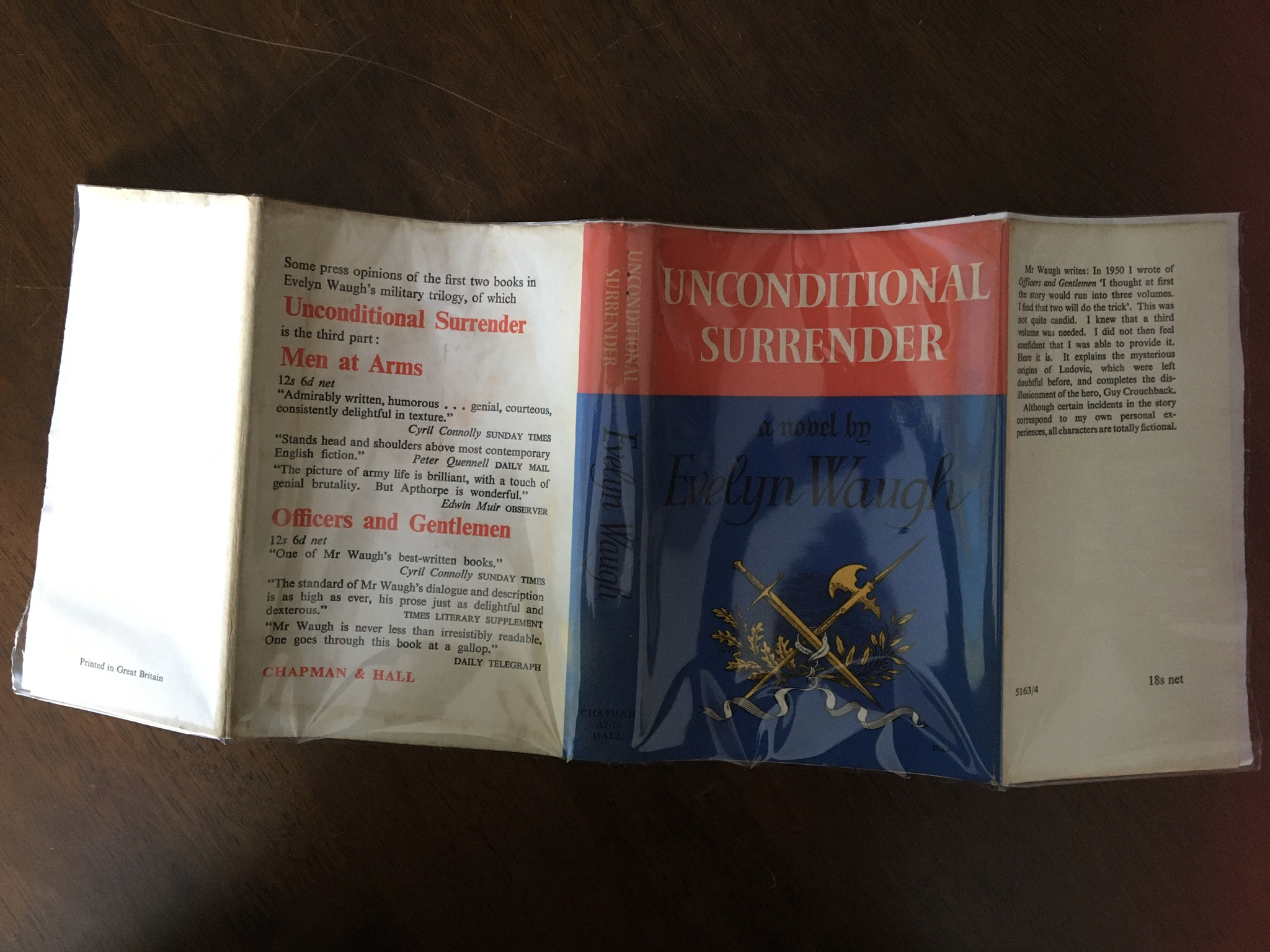 Unconditional Surrender by Evelyn Waugh: Very Good Hardcover (1961) 1st ...