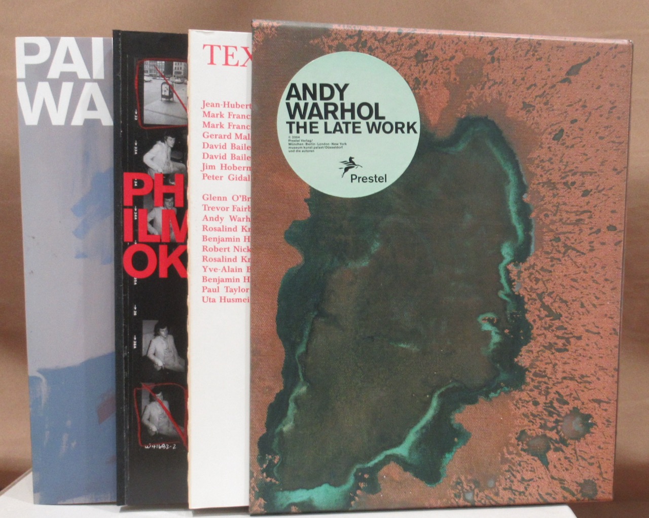 Andy Warhol - The Late Work. 3 Bände im Schuber. Band 1: Texte; Band 2 ...