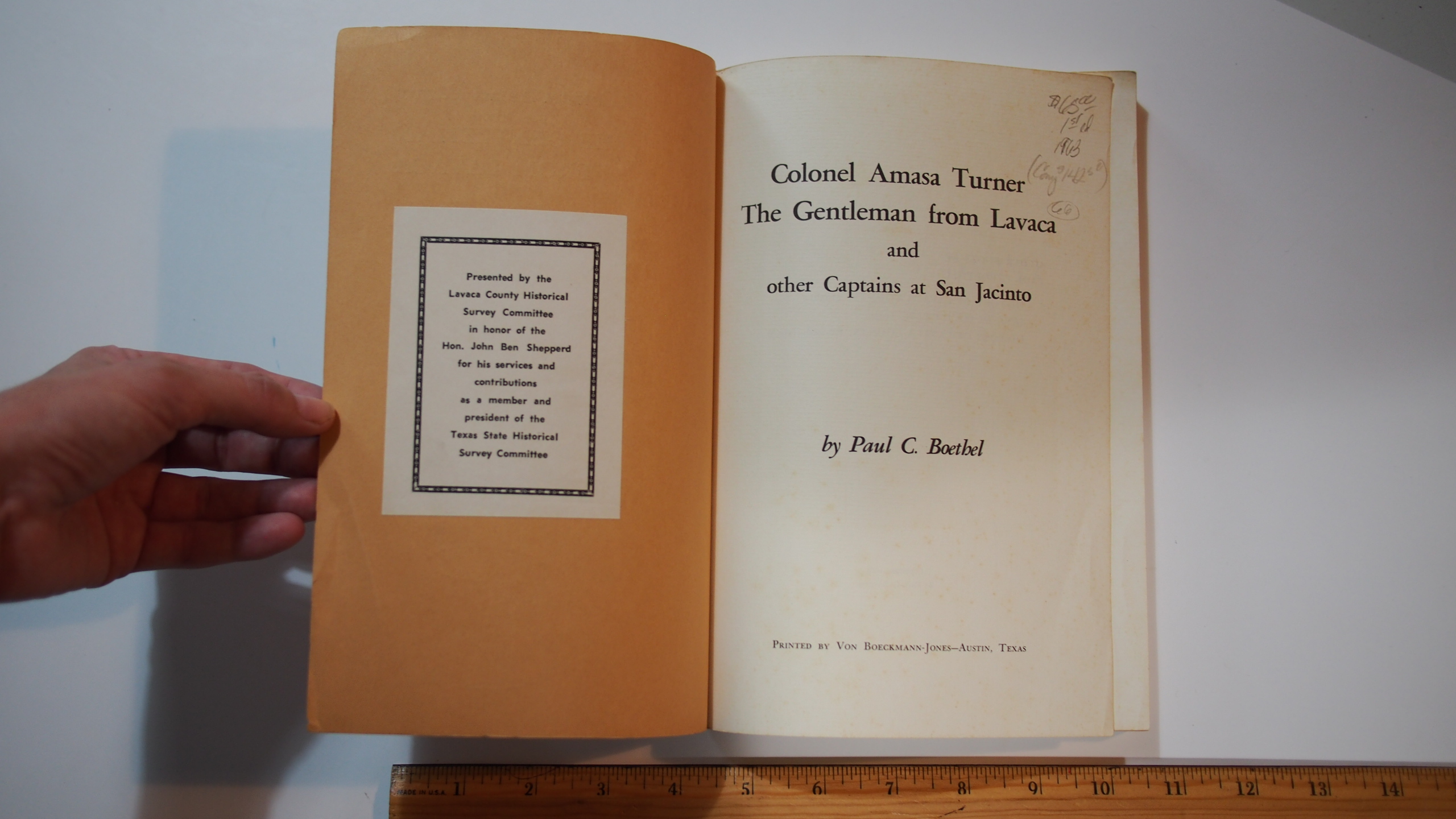Colonel Amasa Turner, The Gentleman From Lavaca and Other Captains at ...