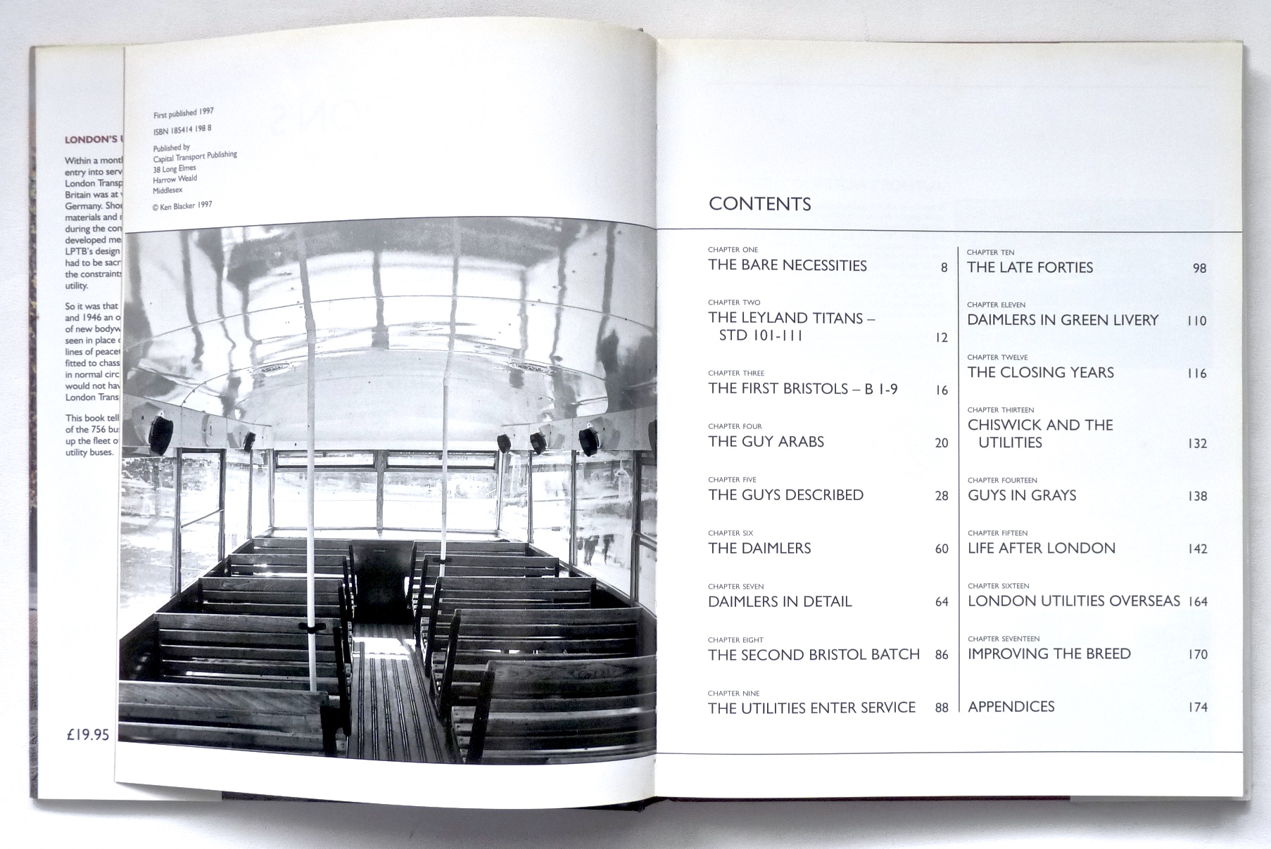 London's Utility Buses by Blacker, Ken: Near Fine Hardcover (1997) 1st ...