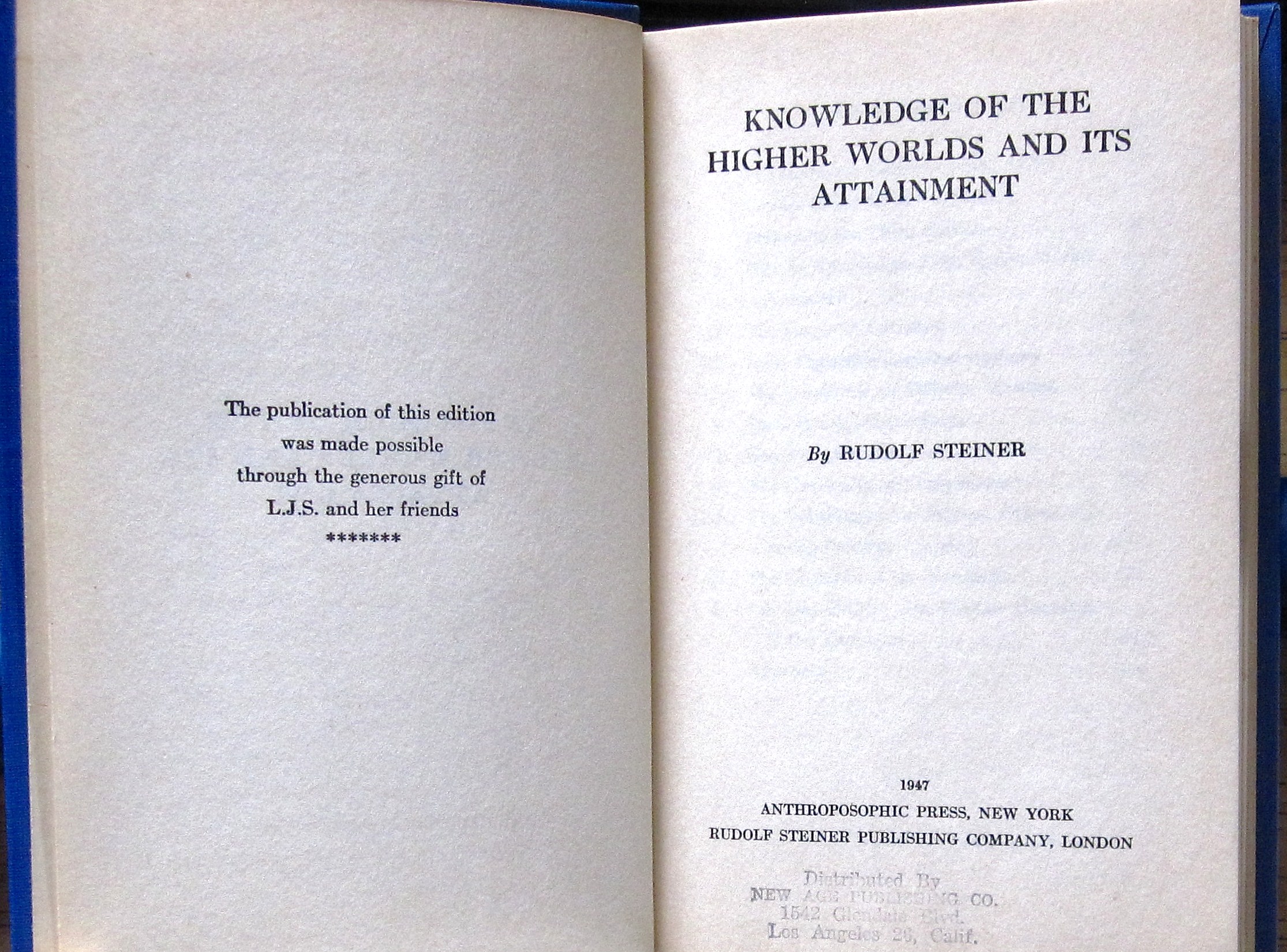 Knowledge of the Higher Worlds and Its Attainment by Steiner, Rudolf ... Knowledge of the Higher Worlds and Its Attainment by Steiner, Rudolf ...