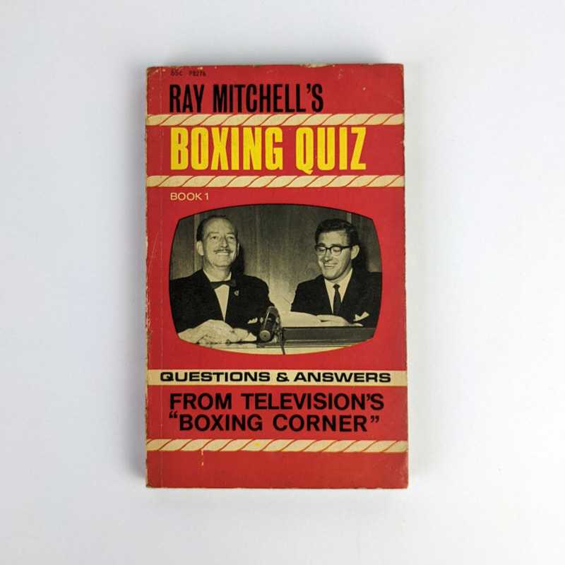 Boxing Quiz Book 1 by Ray Mitchell: Good Softcover (1966) First Edition. | Book Merchant Jenkins ...