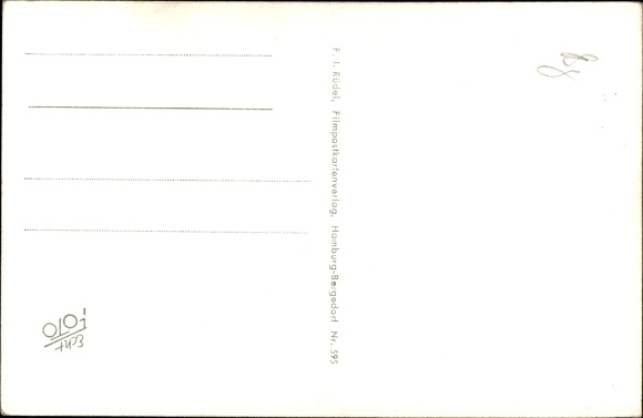 Ansichtskarte / Postkarte Schauspielerin Elfie Fiegert, Toxi, Portrait ...