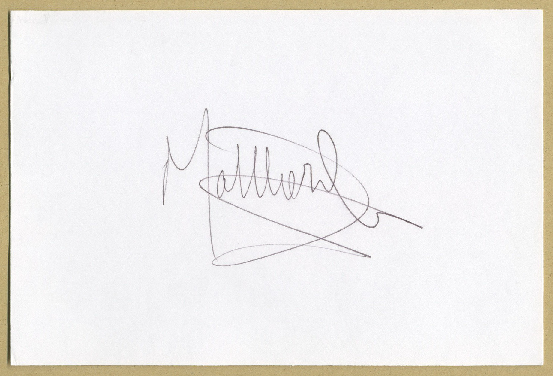 Matthew Lewis - Rare early signed card + Photo - 2003 by Matthew Lewis ...