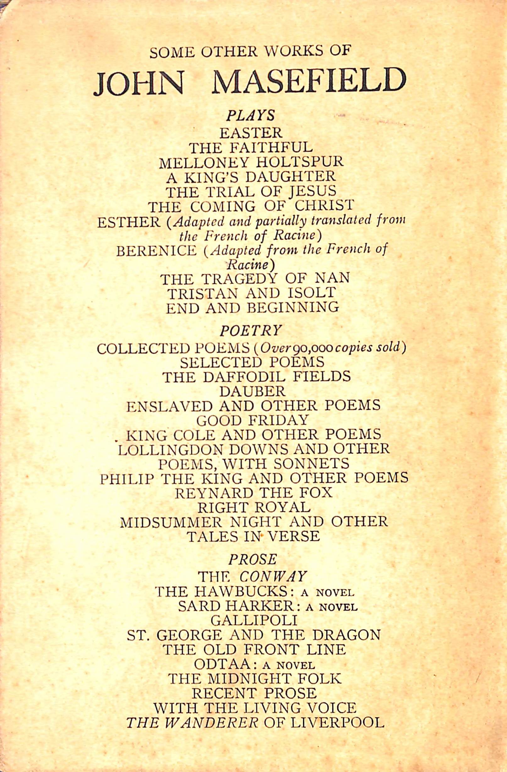 The Taking Of The Gry by MASEFIELD, John: Very Good Hardcover (1934) 1st Edition | The Cary ...