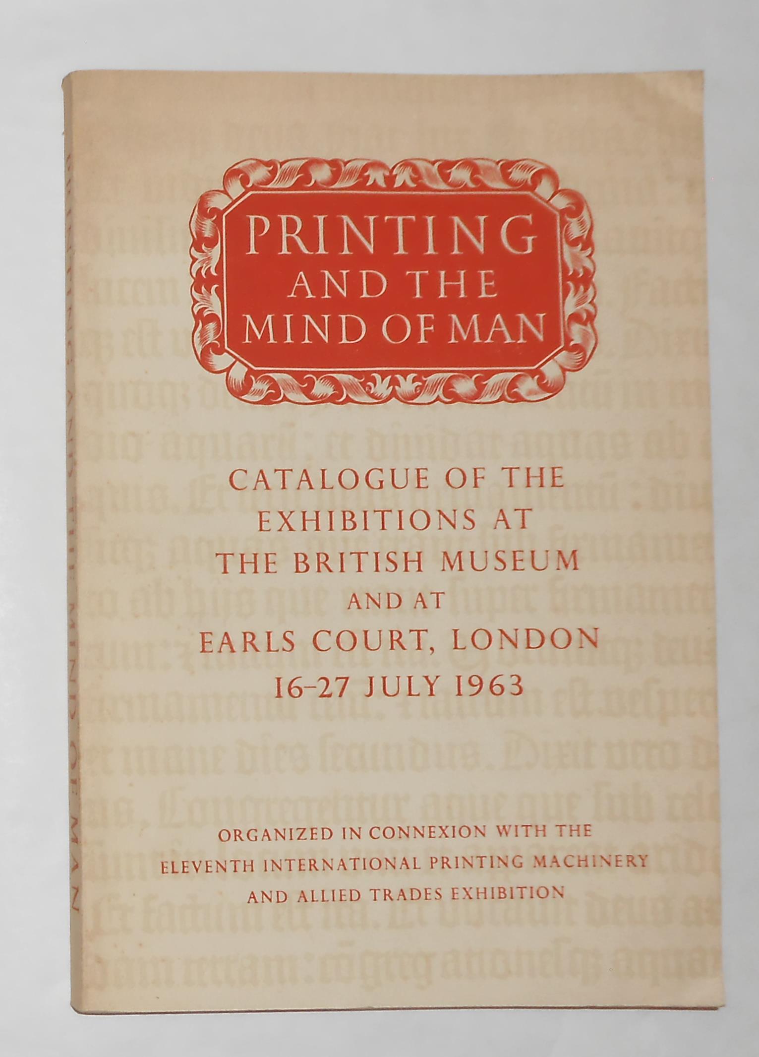 Printing and the Mind of Man - An Exhibition of Fine Printing ...