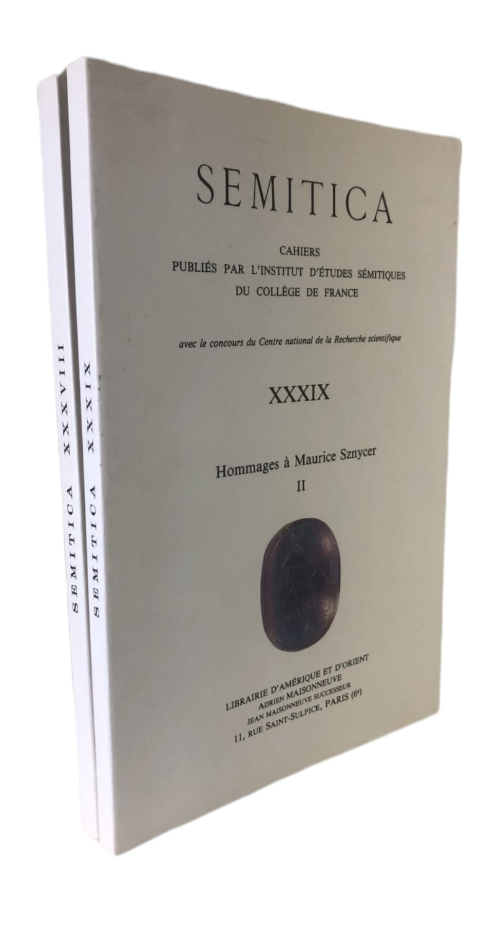 Hommages à Maurice Sznycer, SEMITICA Cahiers publiés par l'Institut d ...