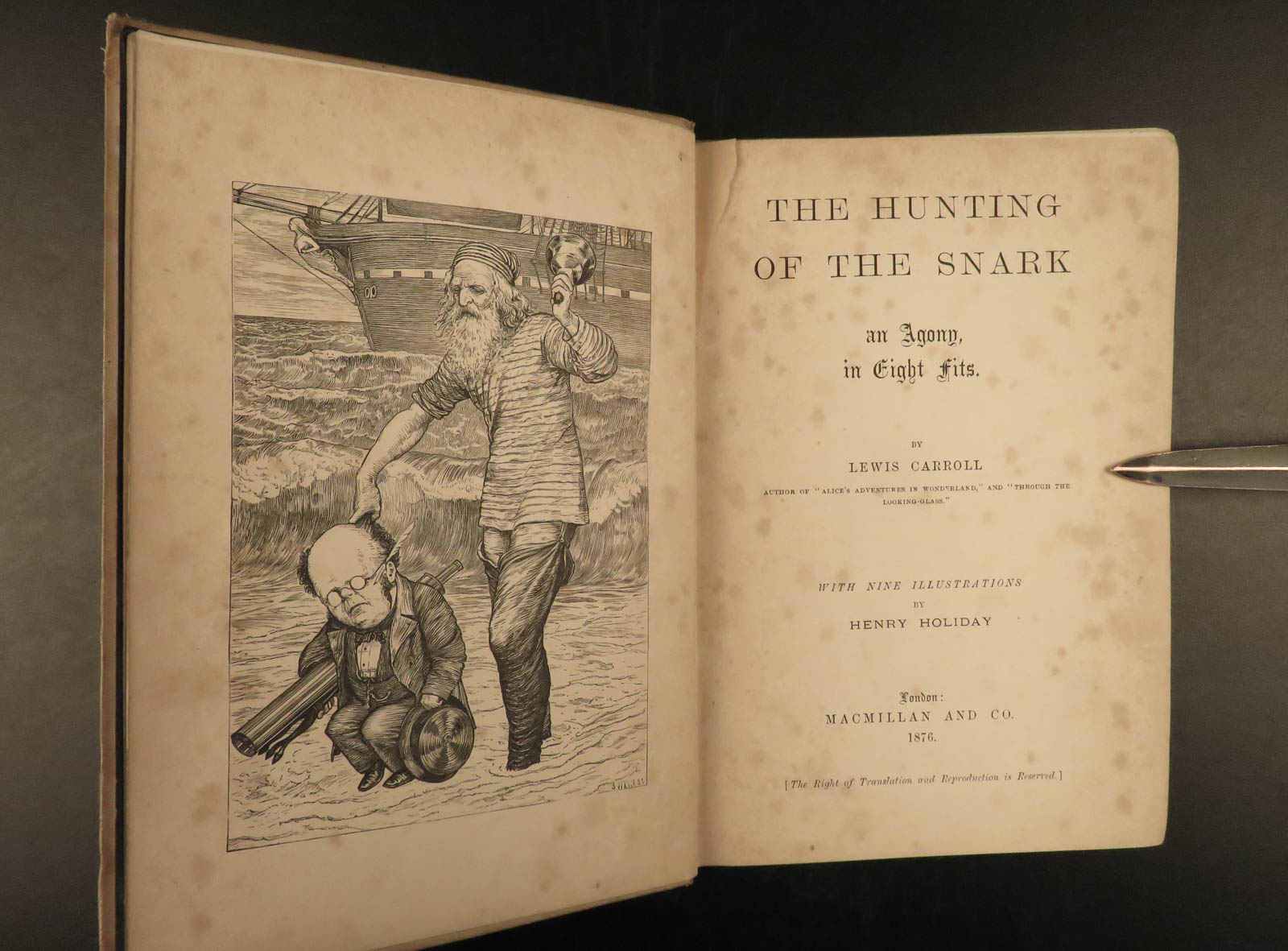 The hunting of the snark: an agony in eight fits by CARROLL, Lewis ...