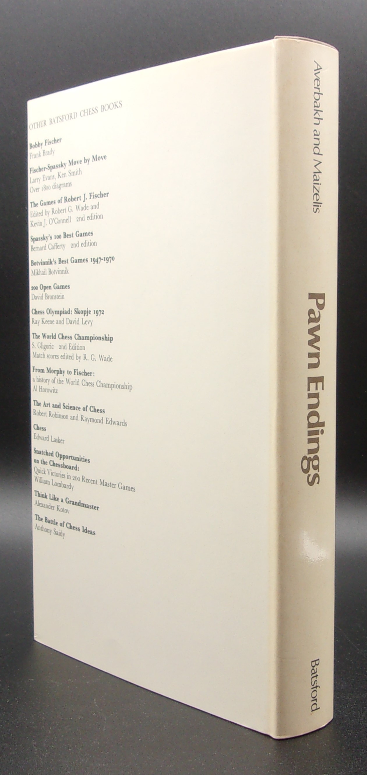 PAWN ENDINGS by Averbakh, Yuri and I. Maizelis; Translated from the ...