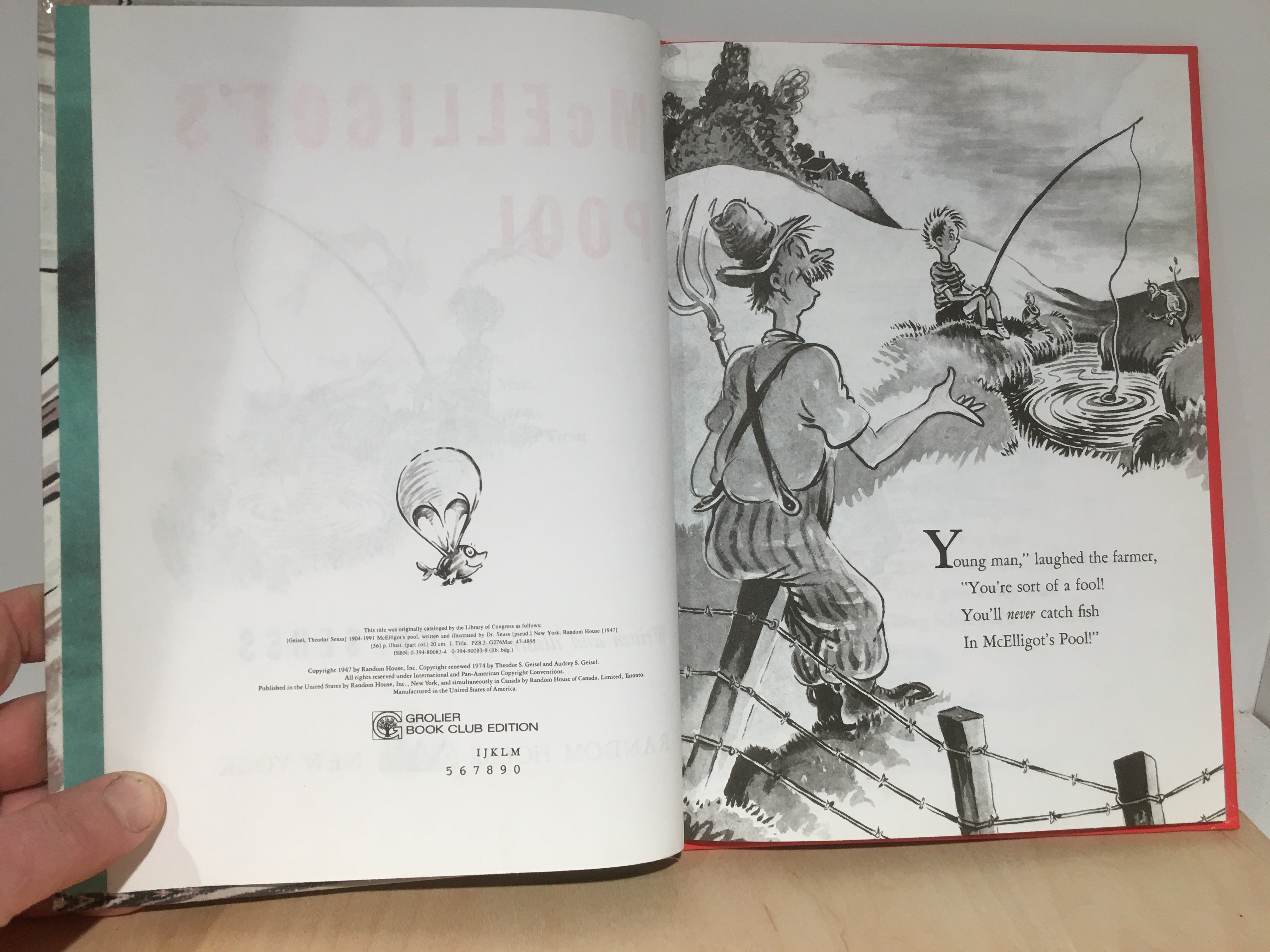 McElligot's Pool by Dr. Seuss: Fine Hardcover (1974) | Lochinvar's Library