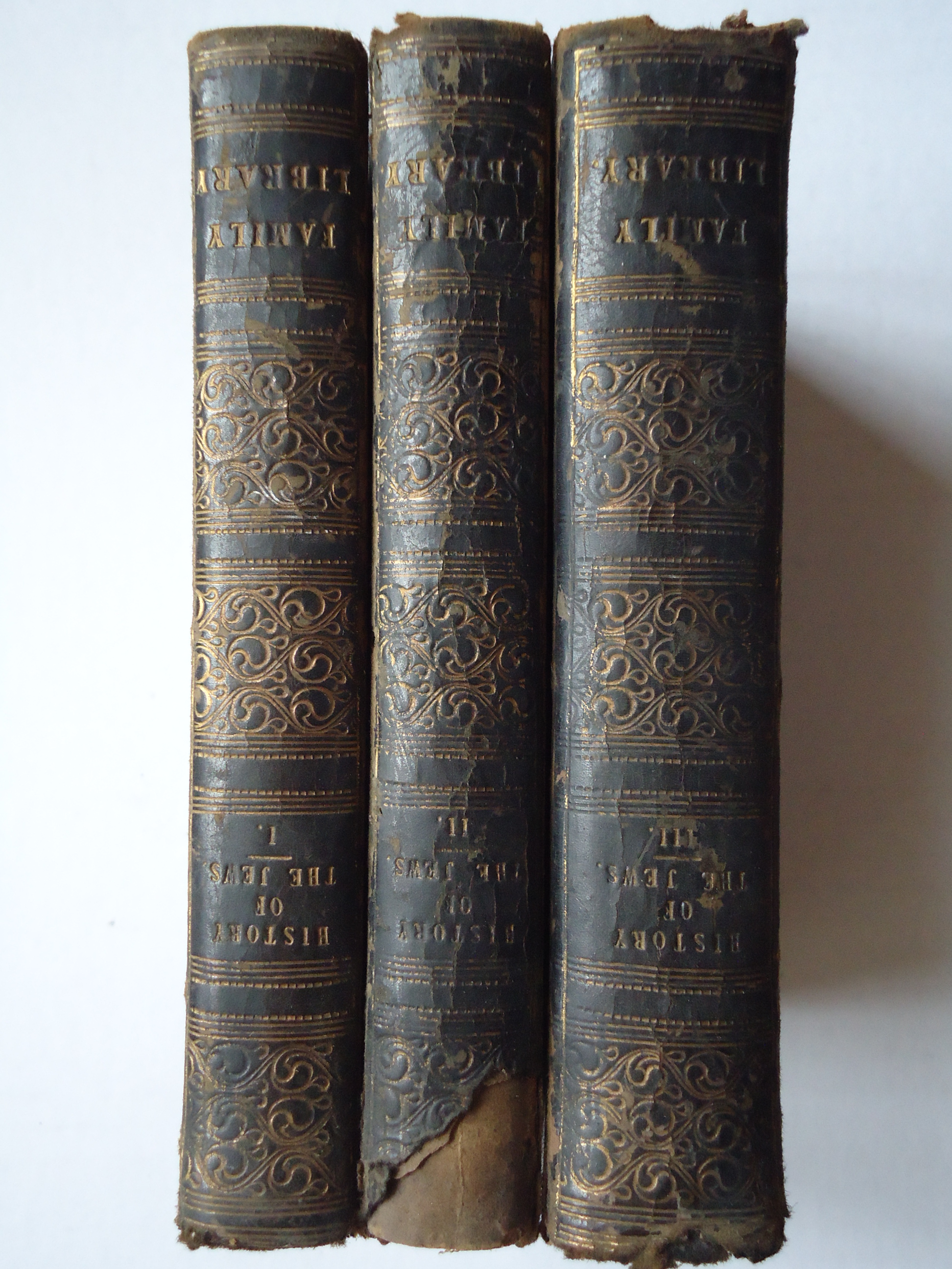THE HISTORY OF THE JEWS. (Family Library. 3 volumes) by -: Fair ...