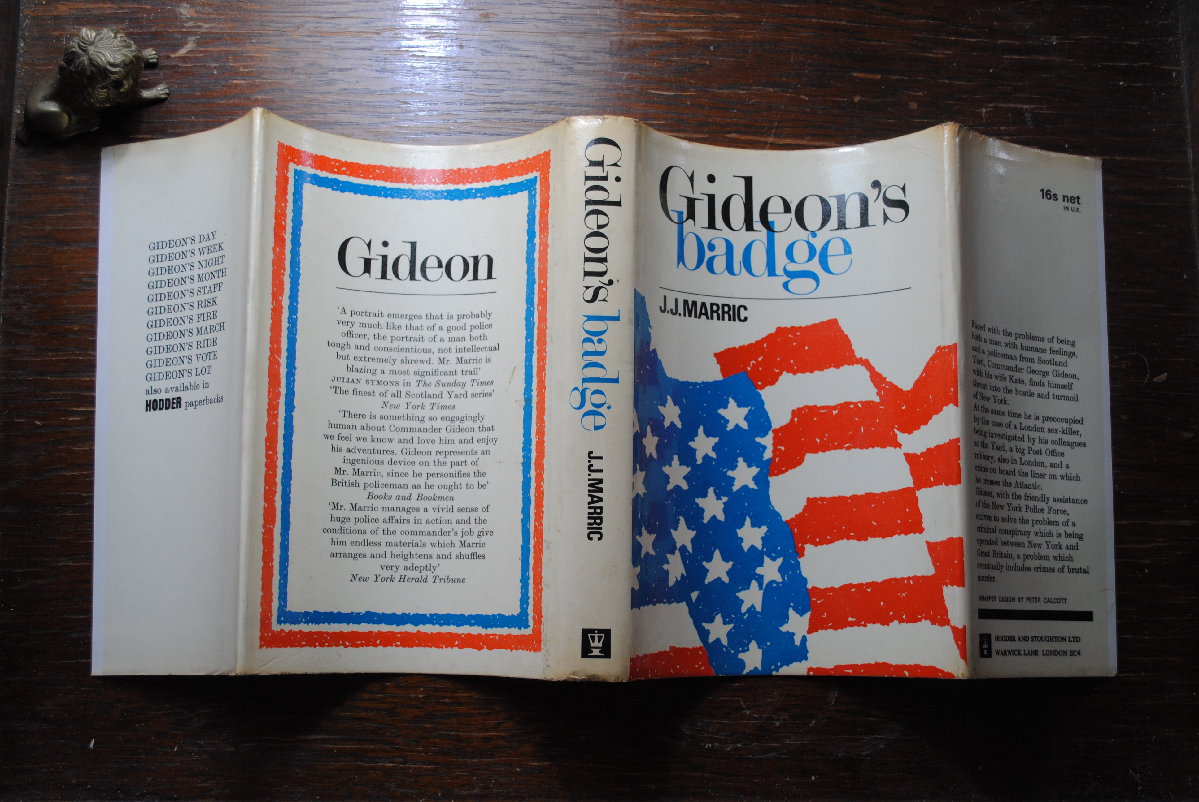 GIDEON'S BADGE by J J MARRIC (aka JOHN CREASEY): Near Fine Hardcover ...