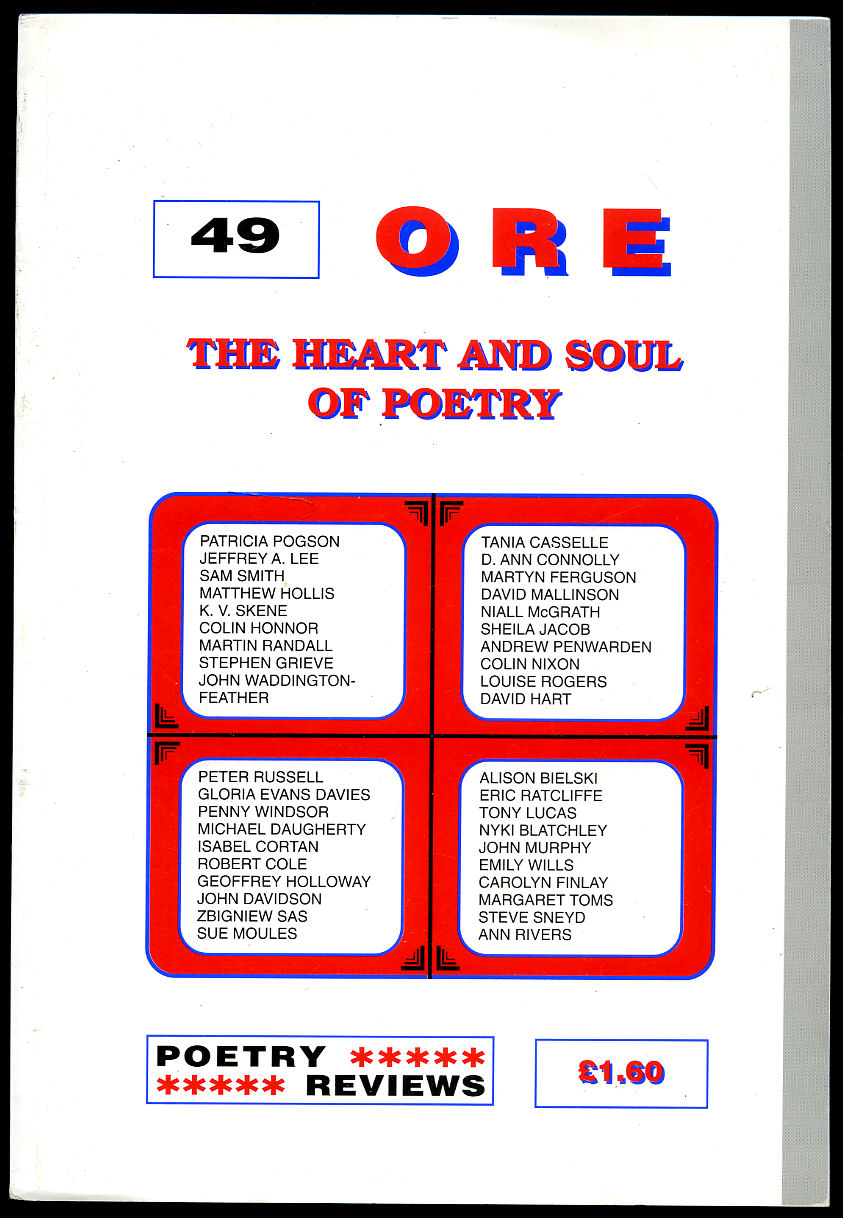 Ore | Poetry Magazine No. 49 | The Heart and Soul of Poetry | + Note ...